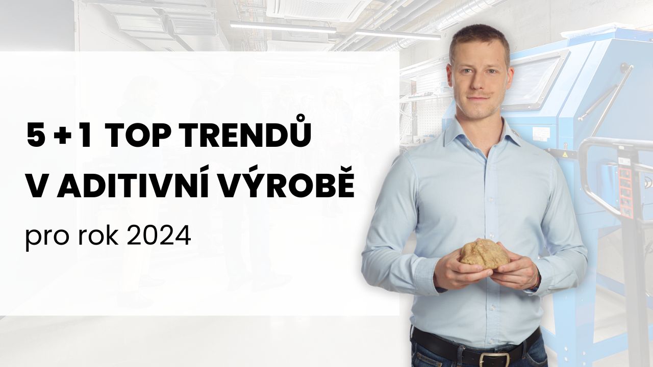 5 + 1 top trendů v aditivní výrobě pro rok 2024 - B4I