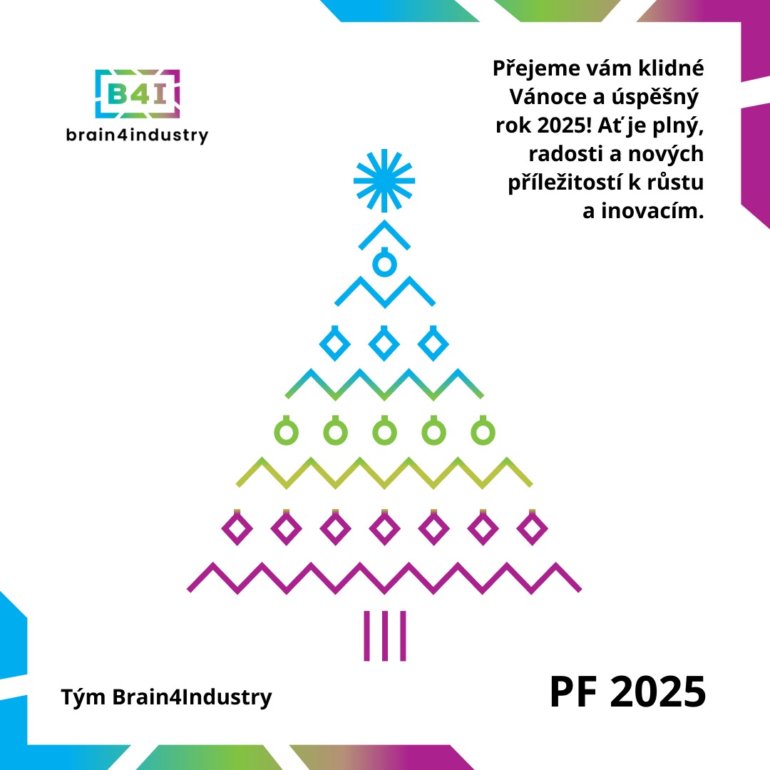 PF 2025 vám přeje Brain4Industry - B4I